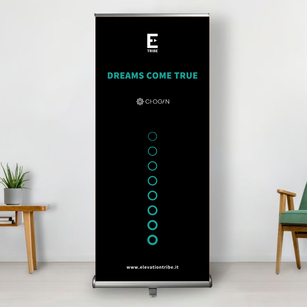 Roll Up Promozionale – Elevation Tribe